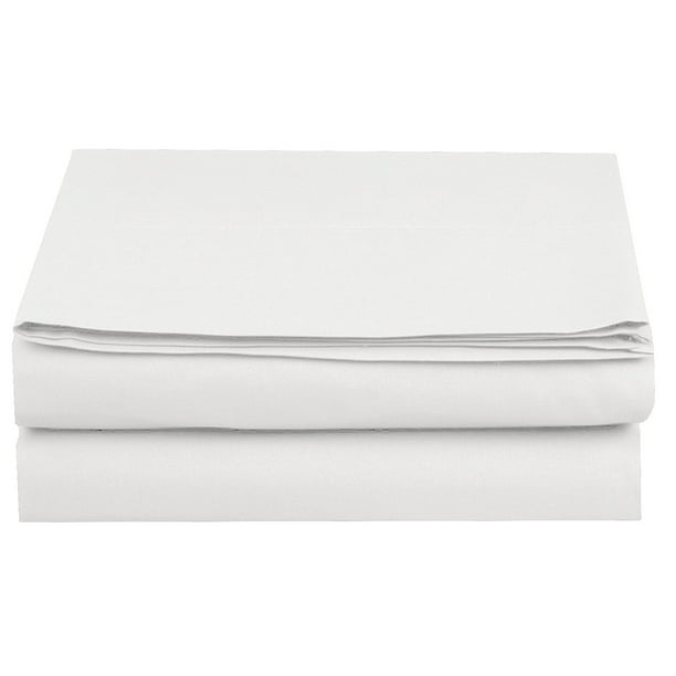 Flat Bottom Sheet Premium 1500 WrinkleTwin Navy Blue - Walmart.com