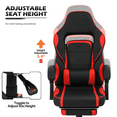 MoNiBloom Adult Gamer Reclining Chair, Ergonomic Adjustable Seat with ...