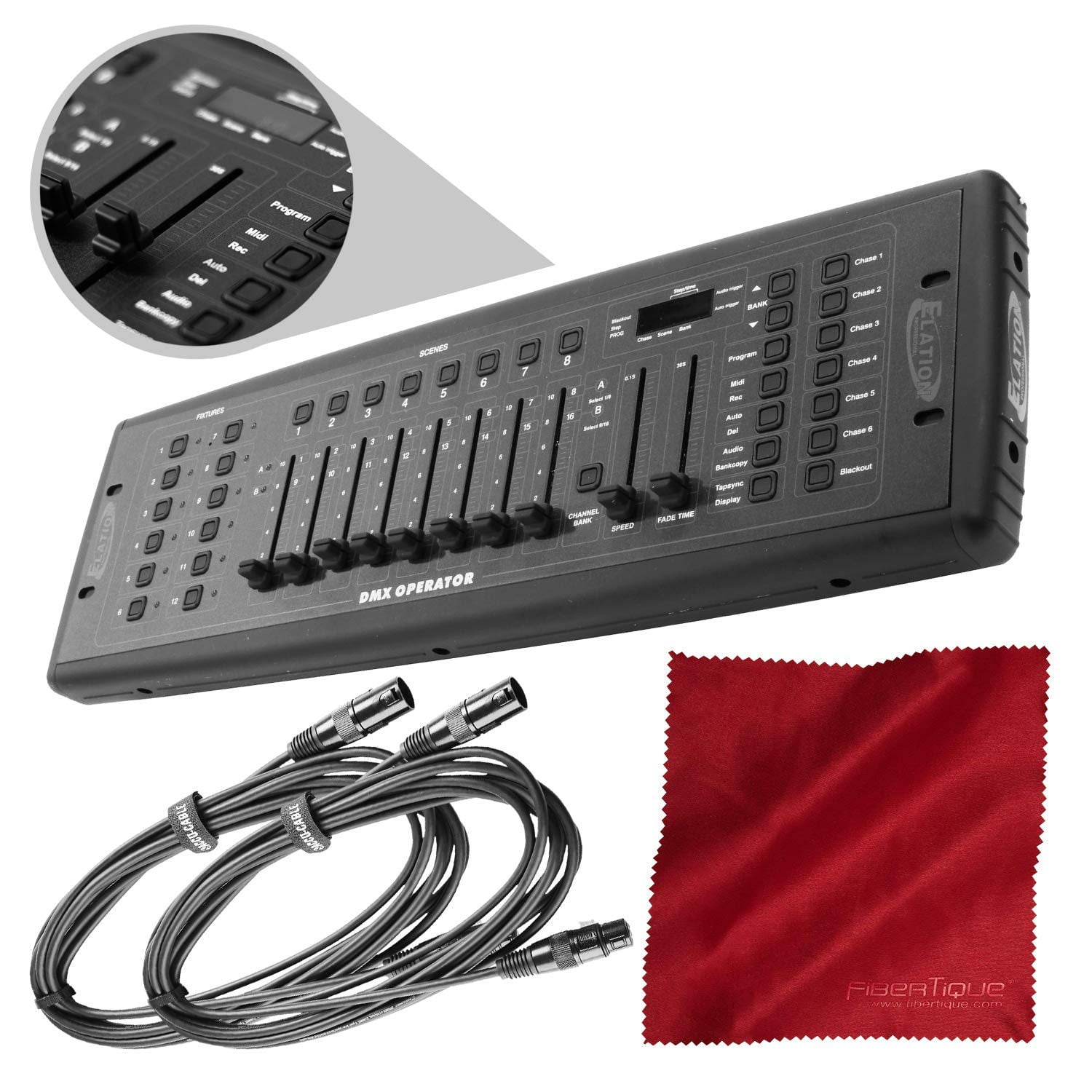 Adj Dmx Operator : American Dj Dmx Operator 384 Programmable Dmx Controller With Midi / Reminder ...