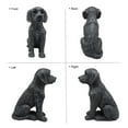 DurableDelights Gray Resin Labrador Figurine, 11-inch Outdoor Dog ...
