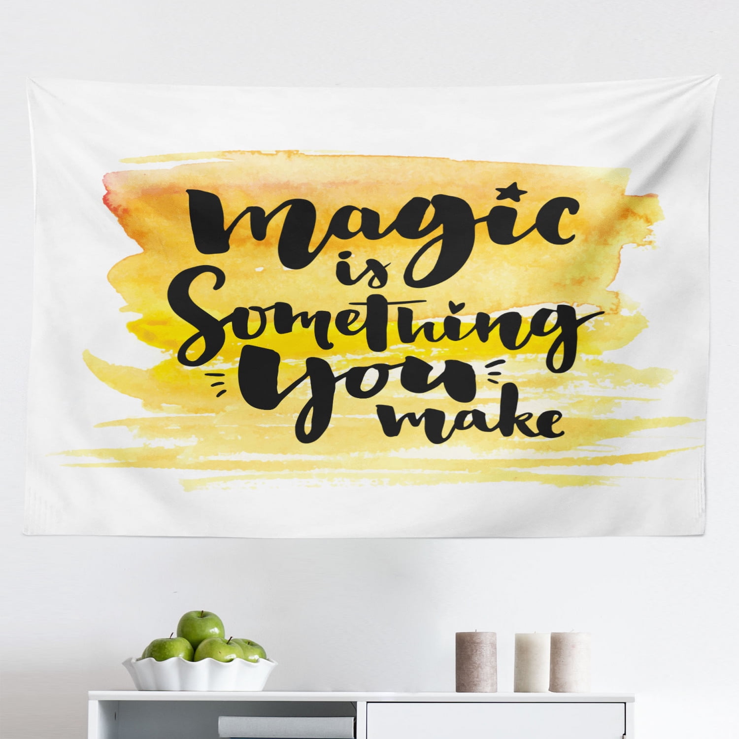 Magic Tapestry, Magic Plant with Stars and Moon Hanging on Branches ...
