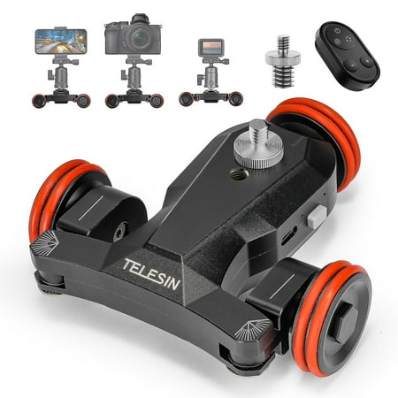 Telesin Motorized Camera Dolly Truck Electric Track Slider For Dslr ...