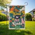 Bloom in Your Own Colors Garden Flag, Rainbow Floral Yard Decor, Pride ...