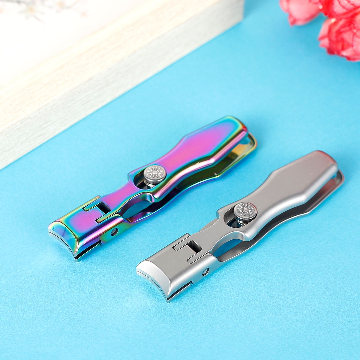 Yous Auto Nail Clipper Stainless Steel Wide Jaw Opening Toenail Cutter ...
