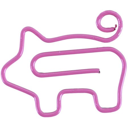 10 Pieces Paper Clip Lovely Creative Pig Paper Clips Office Files ...