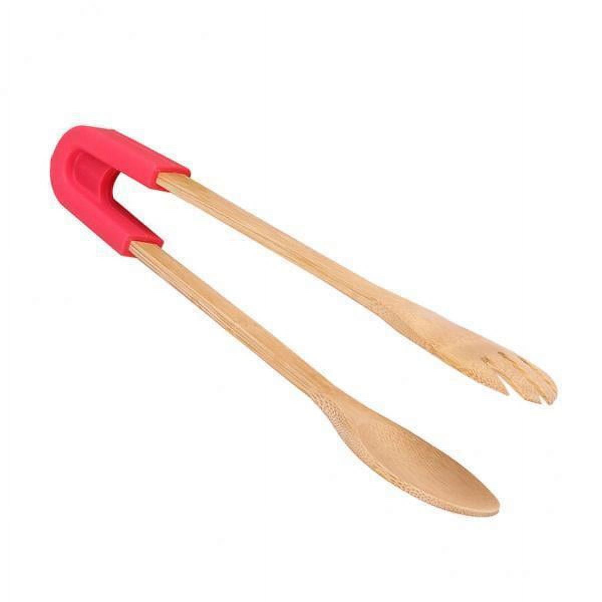 2 Pinzas para Tostadas de Bambú Natural, Utensilios de Cocina para ...