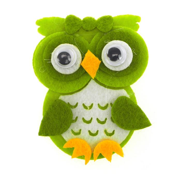 Owl Felt Animals, 2-inch, 12-Piece, Green - Walmart.com
