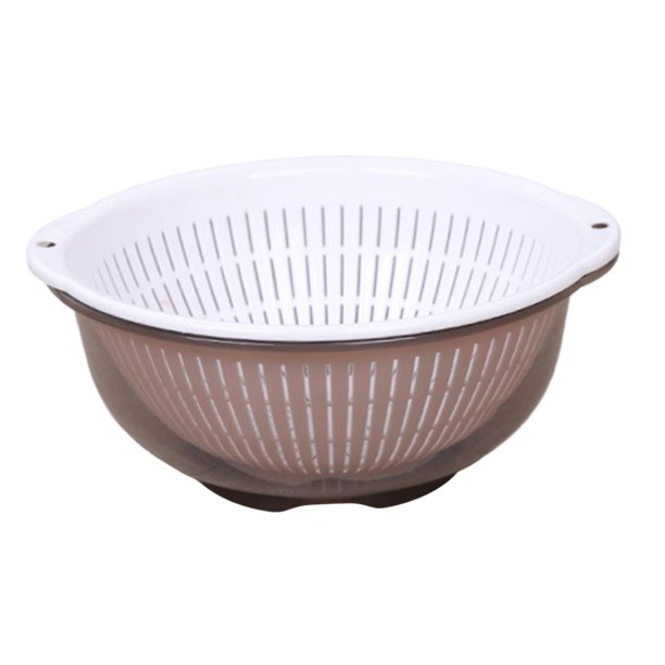 Double Layer Strainer Basket Detachable Food Fruit Strainers Vegetables ...