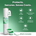 4 rolls with packaging rack moving stretch film - 18 inches wide, 1300 ...