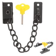 Keyed Chain Door Guard, Brite Brass Finish - Walmart.com