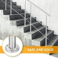 Teedor Handrails for Outdoor Steps, Stair Handrail Fits 6 to 7 Steps ...