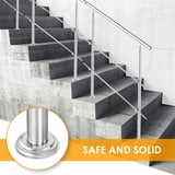 Teedor Handrails for Outdoor Steps, Stair Handrail Fits 2 to 3 Steps ...