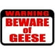 Warning Beware of Geese Sign - Walmart.com