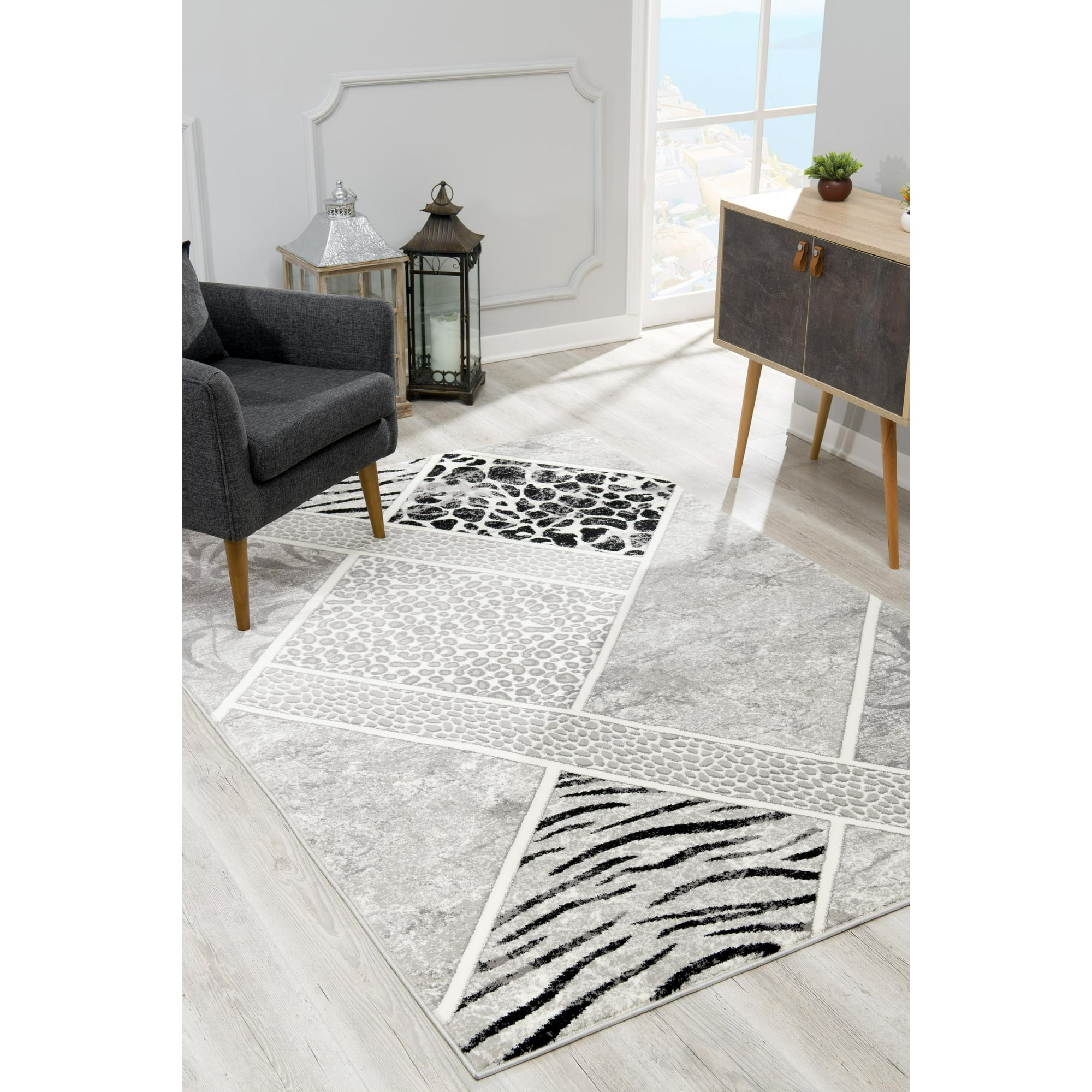 Click here for Rug Branch Modern Geometric Doormat Area Rug 79 X... prices