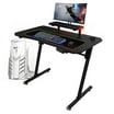 Bestier 42" LED Gaming Desk PC Computer Office Gamer Table Desk with ...