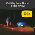 Lizard Flare Pack of 6, 360° LED Safety Flare for Car Roadside Hazard ...