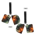 2-Piece Mini Wristlet Pouch Set Portable Sports Wrist Bag with Keychain ...