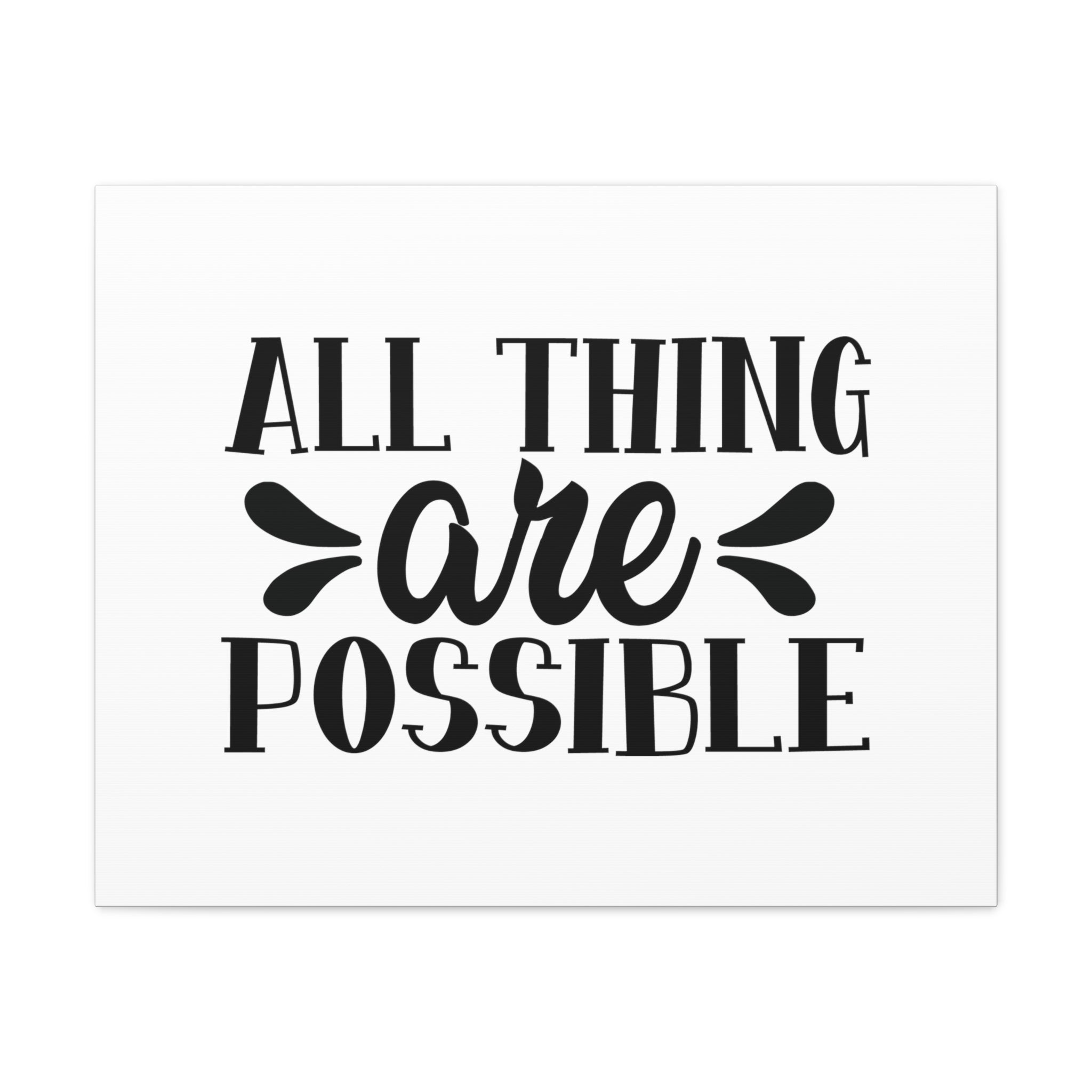 Scripture Walls All Things Are Possible Matthew 19:26 Christian Wall Art Bible Verse Print Ready ...