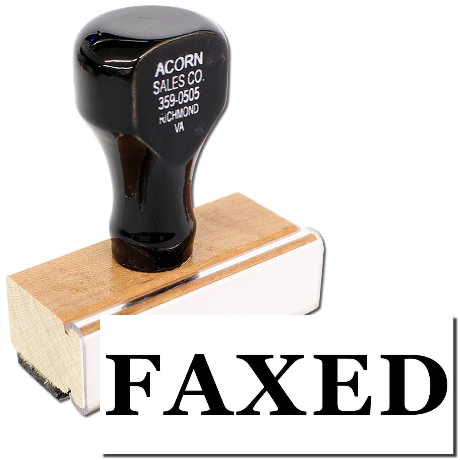 Times Faxed Rubber Stamp, Wooden Handle Rubber Stamp, Laser Engraved ...