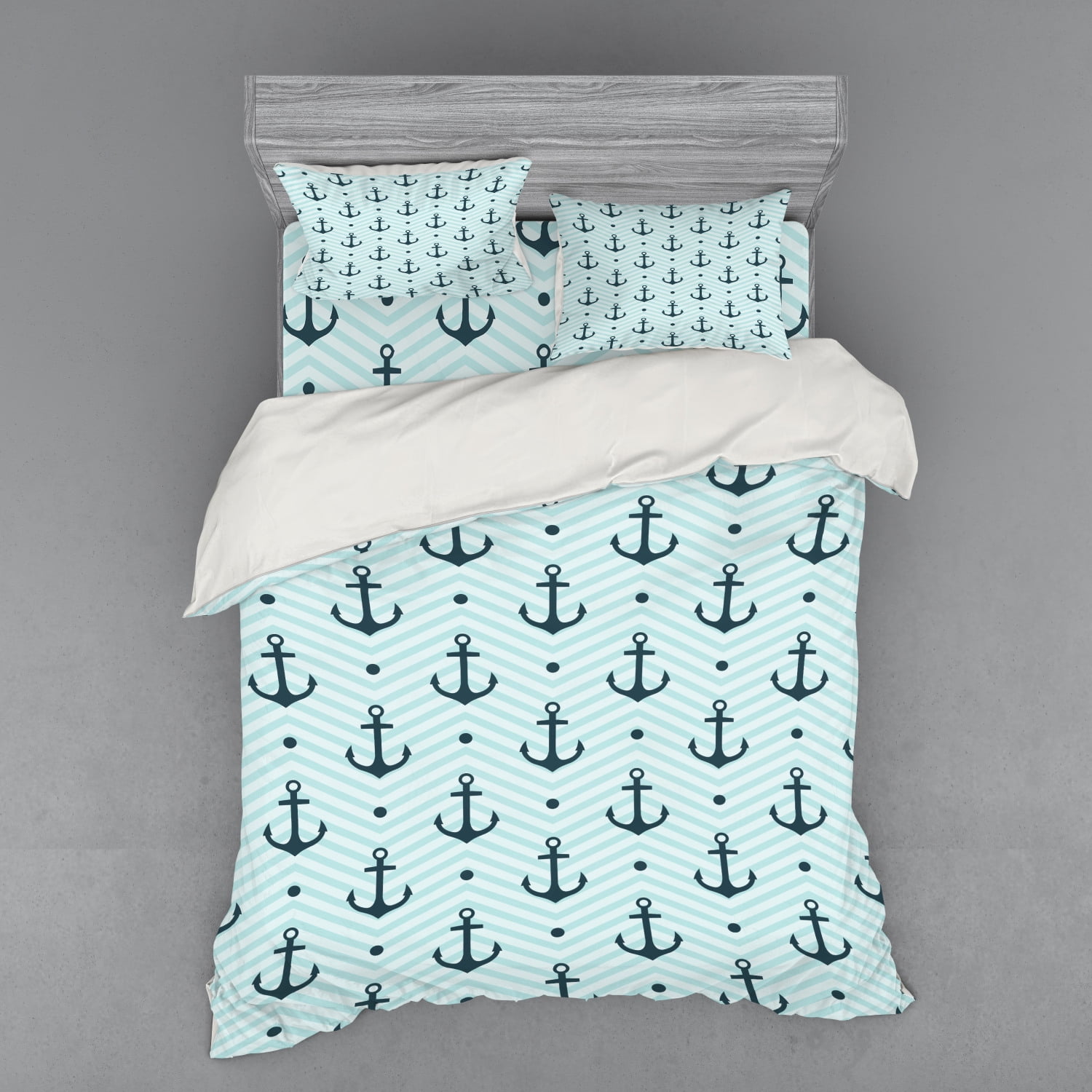 Chevron Anchor Background With A C