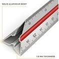 Arteza Architect Ruler, Triangular, Scale, 12" - Walmart.com