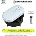 YTGRF-Compact Mechanical Mouse Jiggler Undetectable Device - No USB No ...