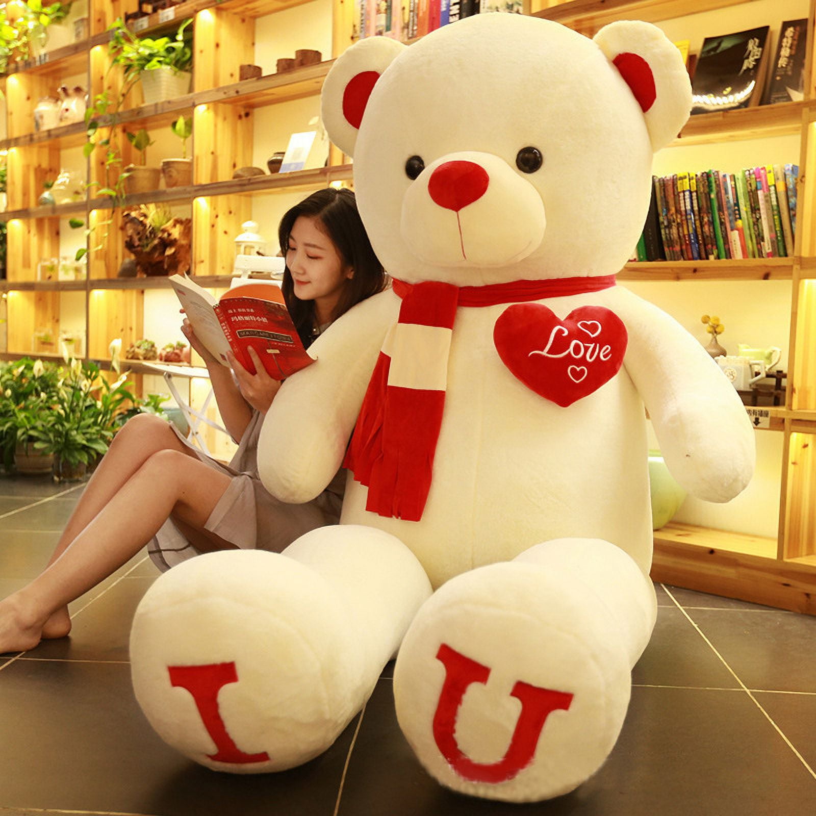 Click here for Dengle 100cm Plush Toy Teddy Bear Giant T Shirt So... prices