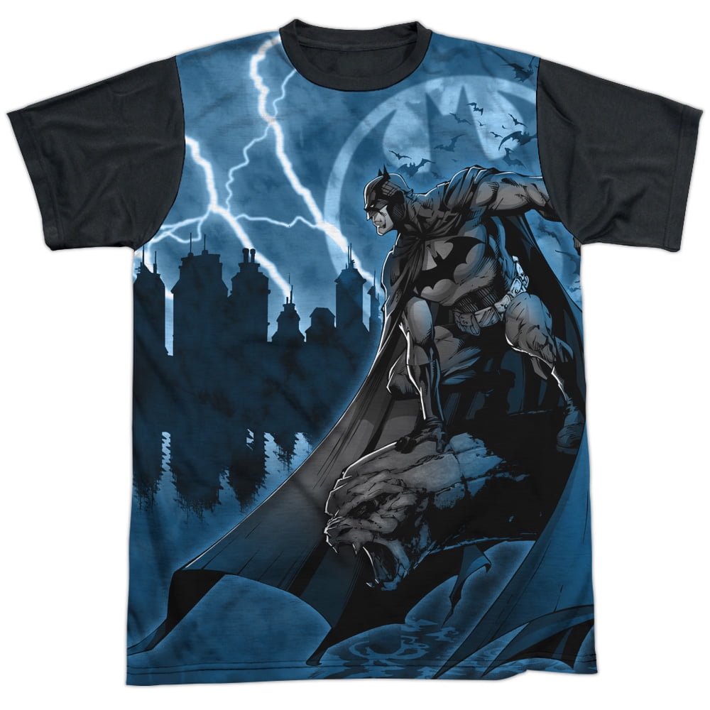Batman Lightning Strikes Unisex Adult Halloween Costume Sublimated T ...