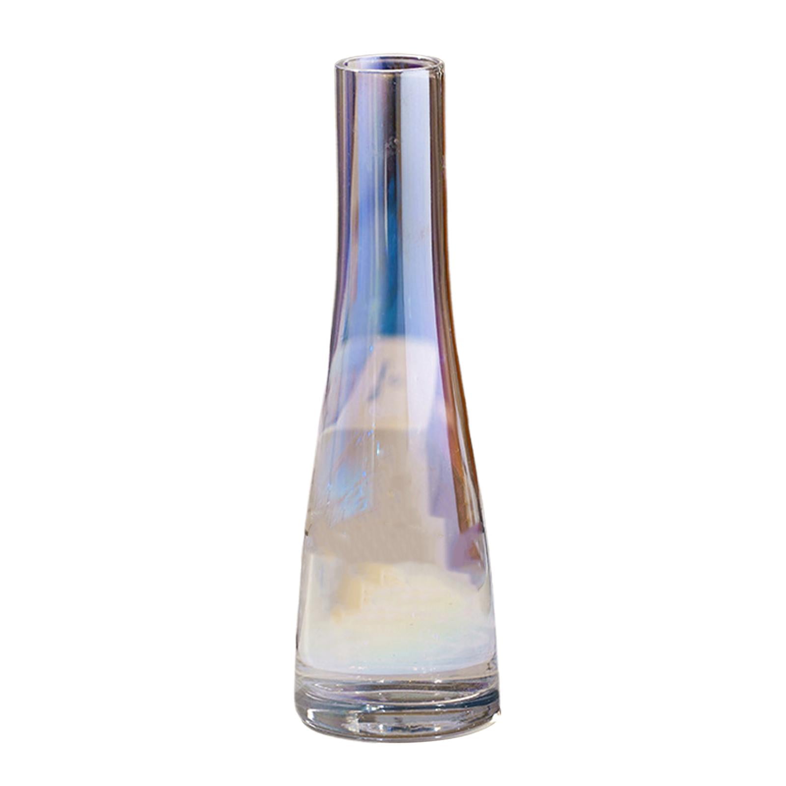 Bud Bottles Glass Bottle Flower Vase Modern Flowers Holder Narrow Glass ...