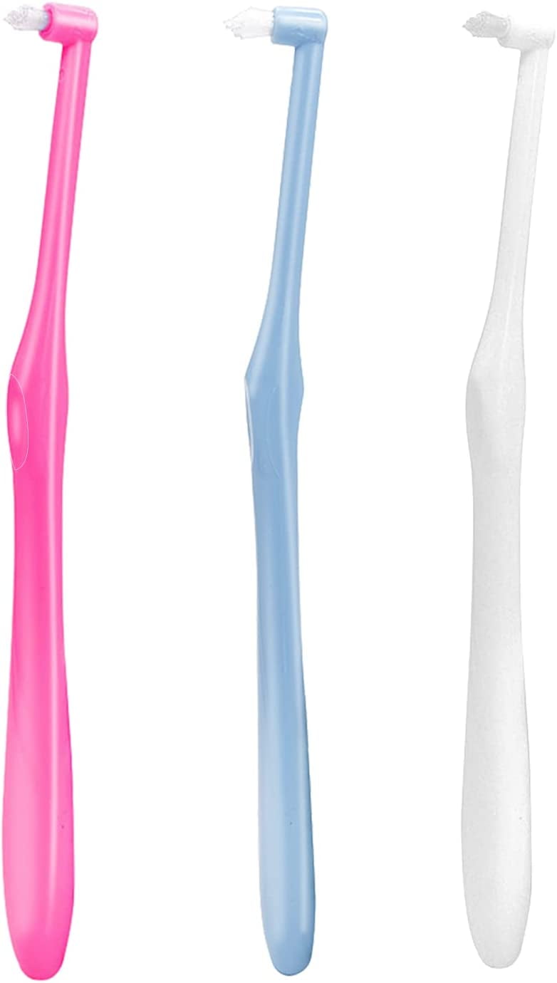 Tufted Toothbrush,9 PCS Orthodontic Interspace toothbrushes Single ...