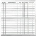 10 Personal Checkbook Transaction Registers, Printed Ledger by First ...