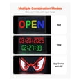 27x14in Programmable LED Sign, Full-Color Scrolling Display Board P5 ...