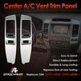 Center A/C Dash Air OIF8 Vent Trim Panel, Console Outlet Insert Frame ...