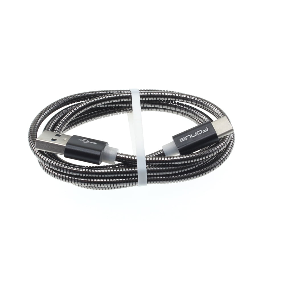 3ft Metal USB Cable for Motorola Edge / Edge Plus (2022) Phones - Type ...