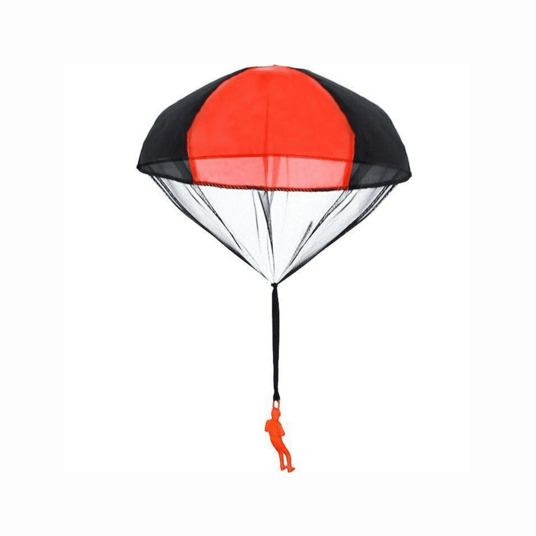 4 Pieces Parachute Toy Parachute Hand Throw Toy Set Tangle Free ...