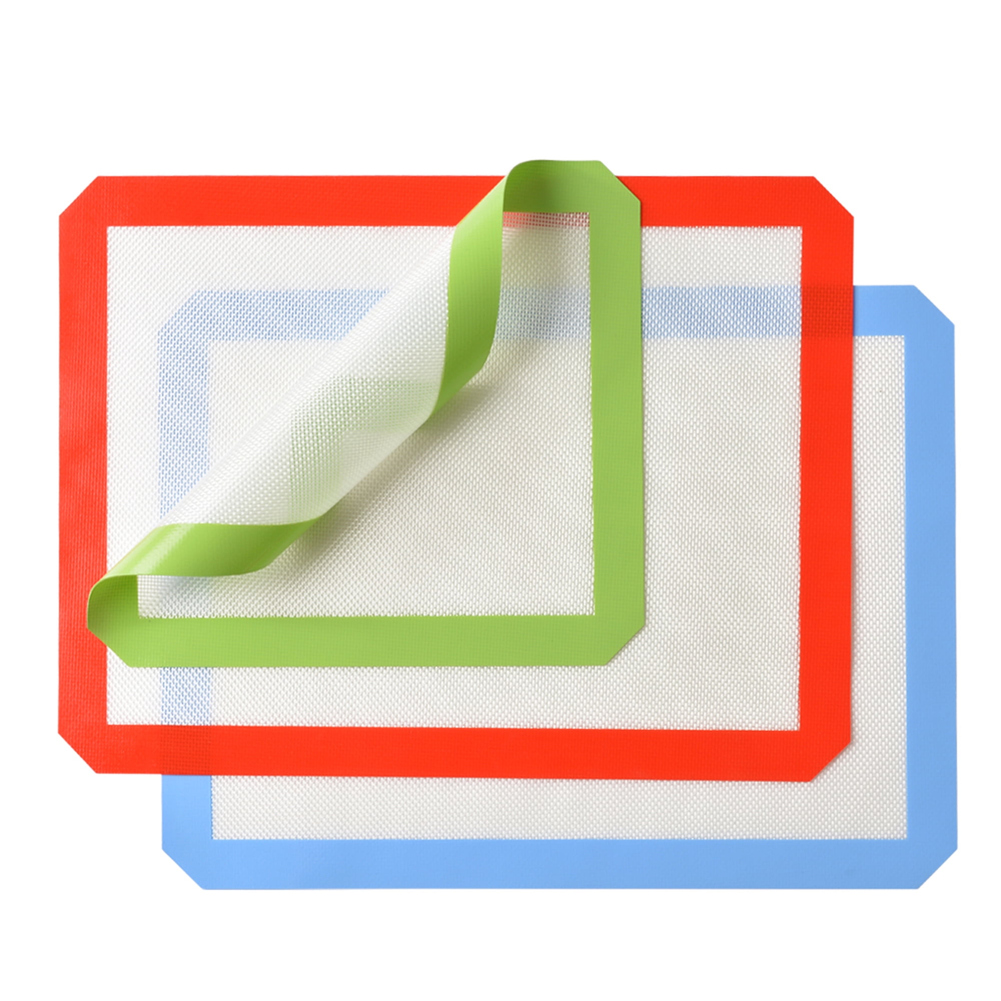 IMAGE 3 PCS Silicone Baking Mat Set Non Stick Heat Resistant Baking image-3-pcs-silicone-baking-mat-set-non-stick-heat-resistant-baking