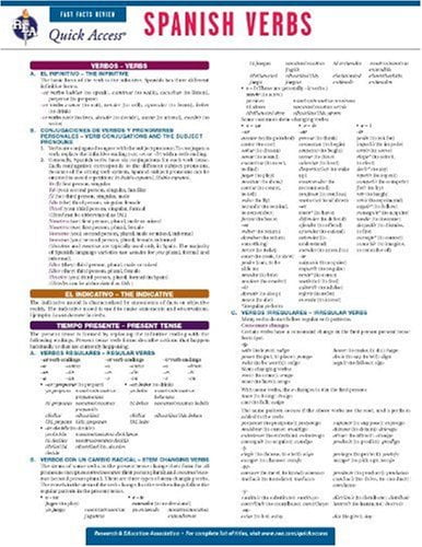 Spanish Verb Chart