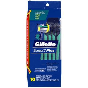 Gillette Sensor2 Fixed Head Men's Disposable Razors, 18 Count - Walmart.com