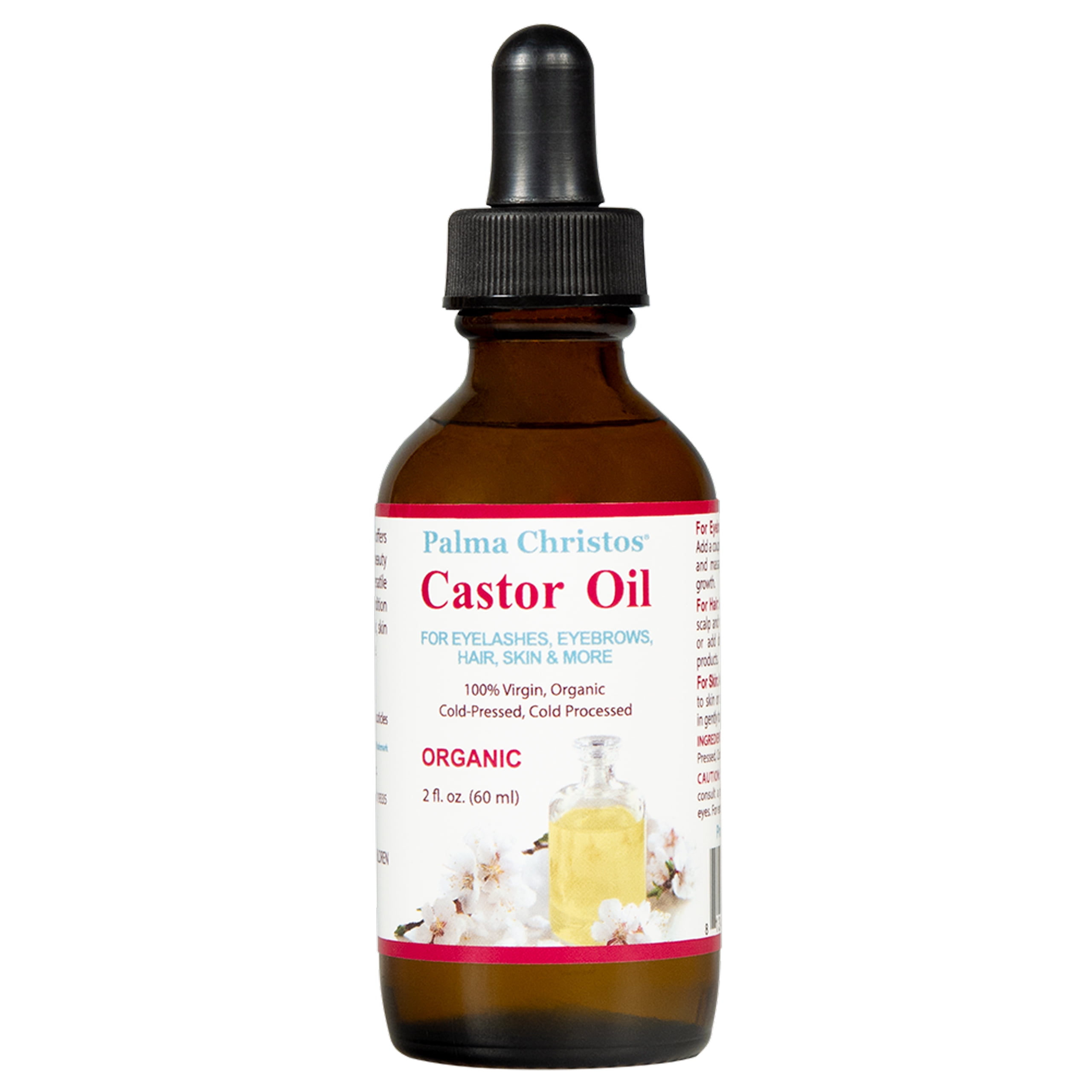 Castor Oil, Organic. 2 oz Dropper Bottle. Natural Hair Treatment Oil ...