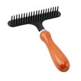 acdanc Carpet Rake, Rug Groomer with Sturdy Handle, Metal Comb for Fur ...