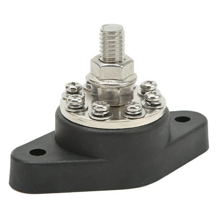 Battery Junction Post Bus Bar Kit, 3/8in 160A Rated Current M10 Power Distribution Terminal For ...
