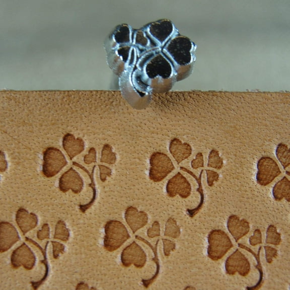 Leather Stamping Tool, Four Leaf Clover Stamp, O8-2, Leather Stamping ...