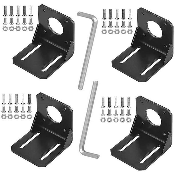 4pcs Nema 17 Stepper Motor Mounting Bracket 42mm Nema 17 Stepper Motor ...