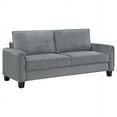 Davis 3-piece Upholstered Rolled Arm Sofa Grey - Walmart.com