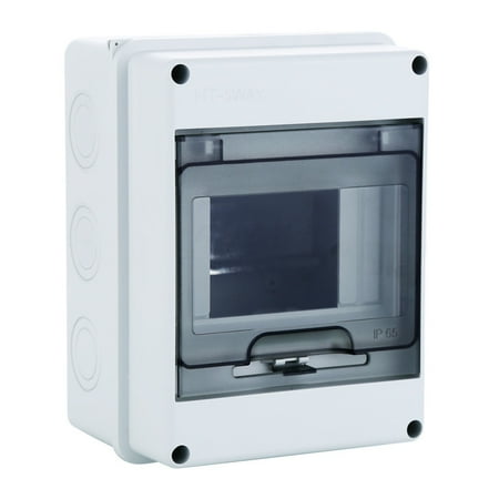YDJKET IP65 Outdoor Waterproof Electrical Enclosure, 5 Modules, IP65 ...