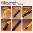 Adjustable Ropeless Battle Ropes – Train Like A Pro, Portable Battle ...