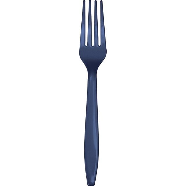 Touch of Color Premium Plastic Forks, Navy, 24 Ct - Walmart.com