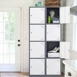 MIIIKO Metal Locker for Gym, School, Office, 71" Metal Storage Locker ...
