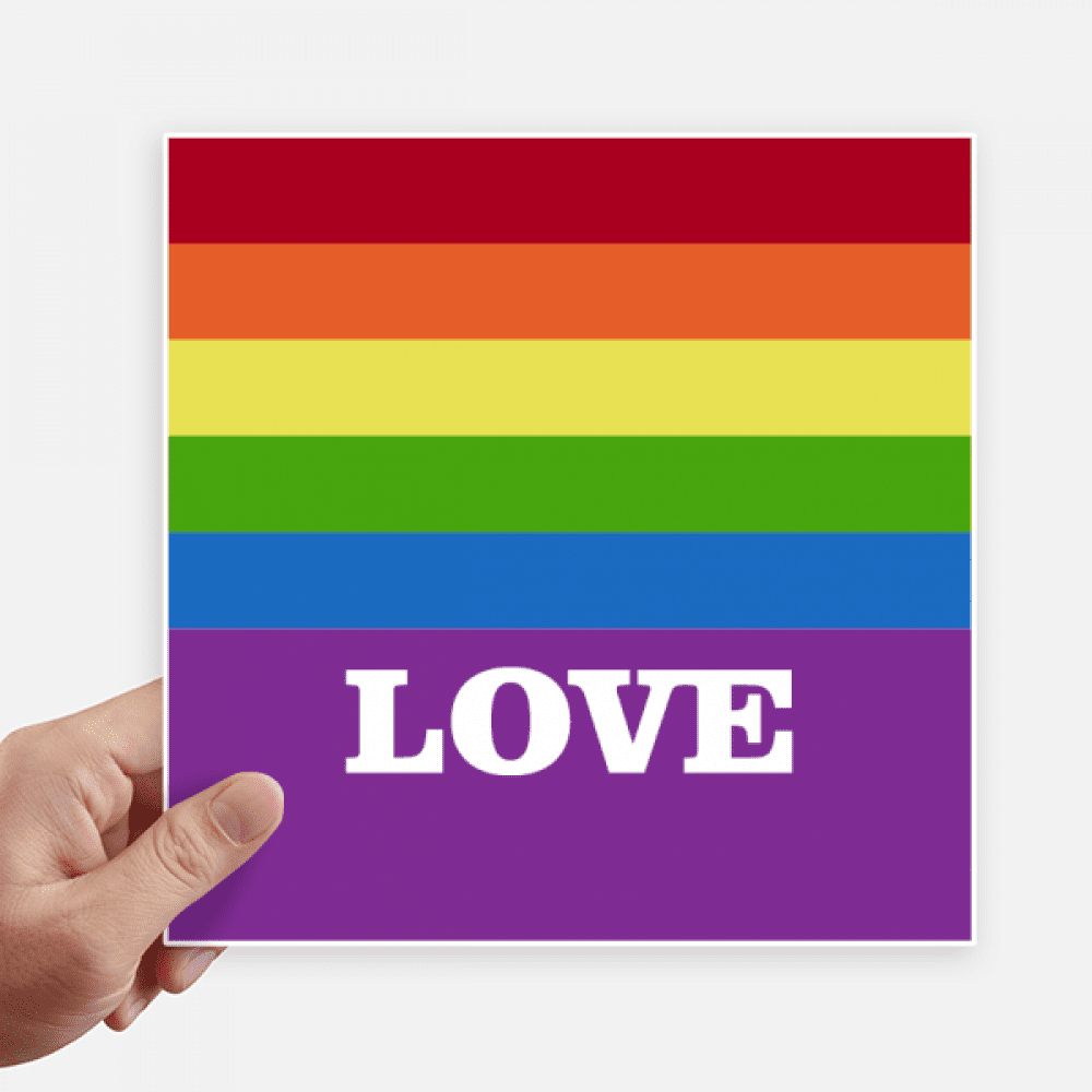 Love LGBT Rainbow Sticker Tags Wall Picture Laptop Decal Self adhesive ...