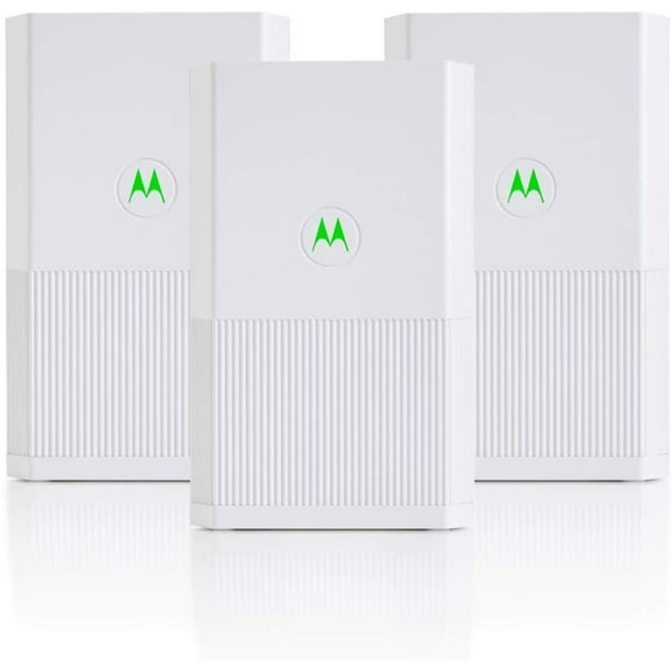 Motorola WiFi Mesh System Coverage up to 5000 sq ft | Router + 2 ...